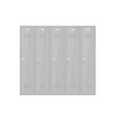 Lockers outline drawing Royalty Free Vector Image