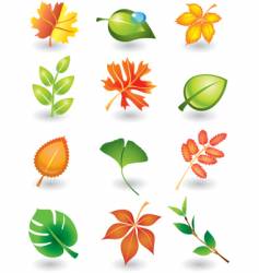 Tree icons set Royalty Free Vector Image - VectorStock