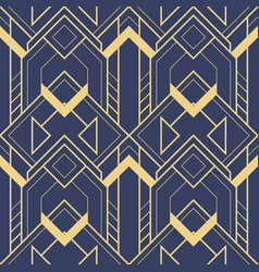 Modern art deco geometric tiles pattern Royalty Free Vector