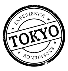 Tokyo stamp on white Royalty Free Vector Image