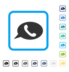Message text box mobile phone screen Royalty Free Vector