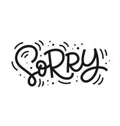 Emoticon with sorry sign Royalty Free Vector Image