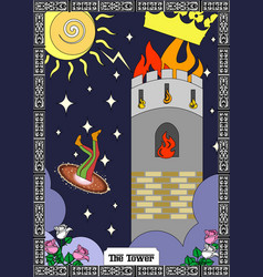 Major arcana tarot cards the empress beautiful Vector Image