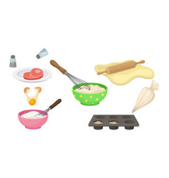 Cooking food Royalty Free Vector Image - VectorStock