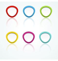 Gray interface buttons and sliders 3d set of ui Vector Image