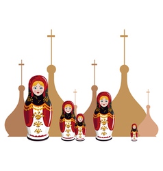 Russian border Royalty Free Vector Image - VectorStock