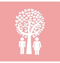 Abstract love symbol Royalty Free Vector Image