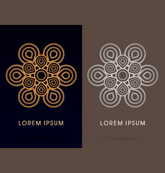 Abstract flowers Royalty Free Vector Image - VectorStock