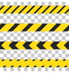 Red warning tape do not cross line caution Vector Image