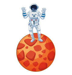 Space exploration and planets cartoon Royalty Free Vector