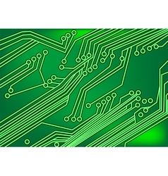High tech electronic circuit board Royalty Free Vector Image