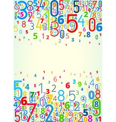 Number background Royalty Free Vector Image - VectorStock