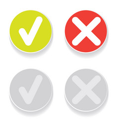 Check box set Royalty Free Vector Image - VectorStock