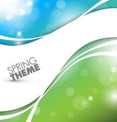 Detailed blue wavy abstract background Royalty Free Vector