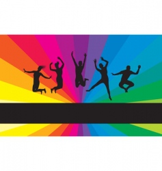 Jumping Royalty Free Vector Image - VectorStock