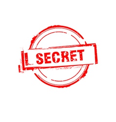 Secret file rubber stamp Royalty Free Vector Image
