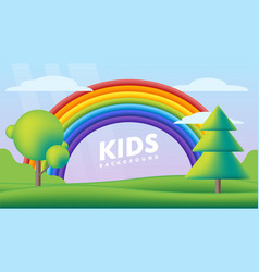 Simple nature landscape background Royalty Free Vector Image