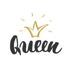 Crown queen monogram sws initial logo Royalty Free Vector