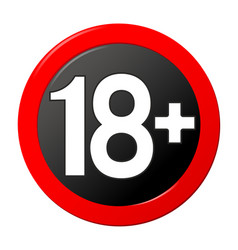 No sign isolated on transparent background Vector Image