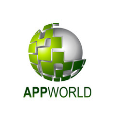 Light bulb world globe shape Royalty Free Vector Image