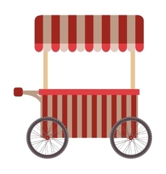 Gerobak or cart Royalty Free Vector Image - VectorStock