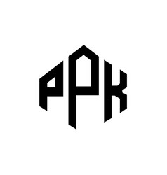 Ykb letter logo design with polygon shape Vector Image