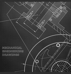 Blue background grid backgrounds engineering Vector Image