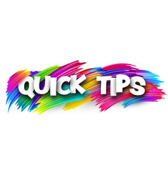 Information paper word sign with colorful Vector Image