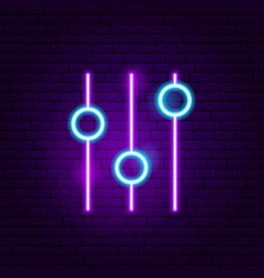 Mute neon sign Royalty Free Vector Image - VectorStock