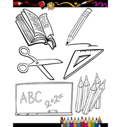 Dinosaur coloring book Royalty Free Vector Image