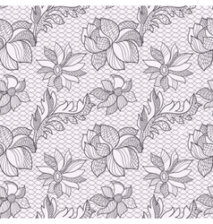 Seamless lace pattern Royalty Free Vector Image