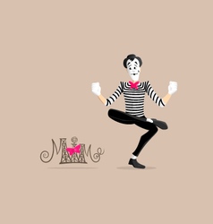Mime theme image 1 Royalty Free Vector Image - VectorStock
