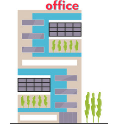Executive office cartoon Royalty Free Vector Image