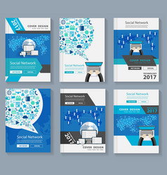 Generation z poster template layout modern age Vector Image