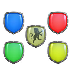 Coat of arms shield Royalty Free Vector Image - VectorStock