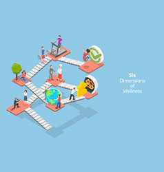 Insurance policy isometric flowchart poster Vector Image