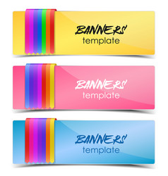Web banners headers - banner header Royalty Free Vector