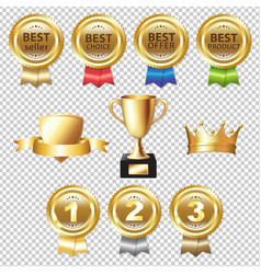 Golden crown Royalty Free Vector Image - VectorStock
