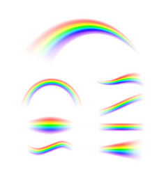 Colorful palette set bright colors rainbow Vector Image