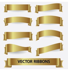 Long ribbons Royalty Free Vector Image - VectorStock