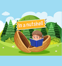 English idiom with picture description Royalty Free Vector