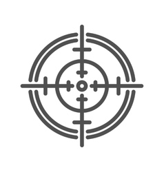 Sniper scope overlay Royalty Free Vector Image