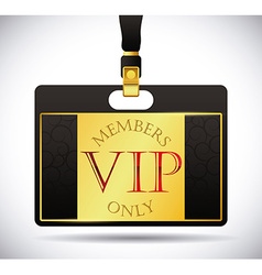 Vip gold label with diamonds vector by DinoZ - Image #1487298 - VectorStock