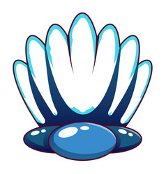 Nature shell icon cartoon style Royalty Free Vector Image