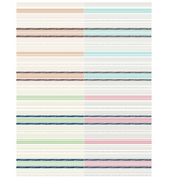 Thread crossing pattern in satin weave fabric Vector Image