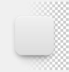 Technology blank app icon template Royalty Free Vector Image