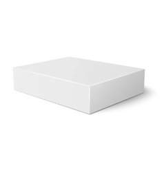 White box with separators Royalty Free Vector Image