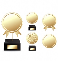 Golden star and isolated transparent background Vector Image