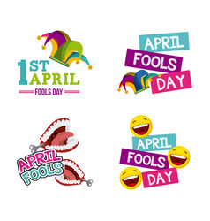 April spring modern calligraphy Royalty Free Vector Image