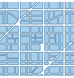 Seamless background of abstract city map Vector Image